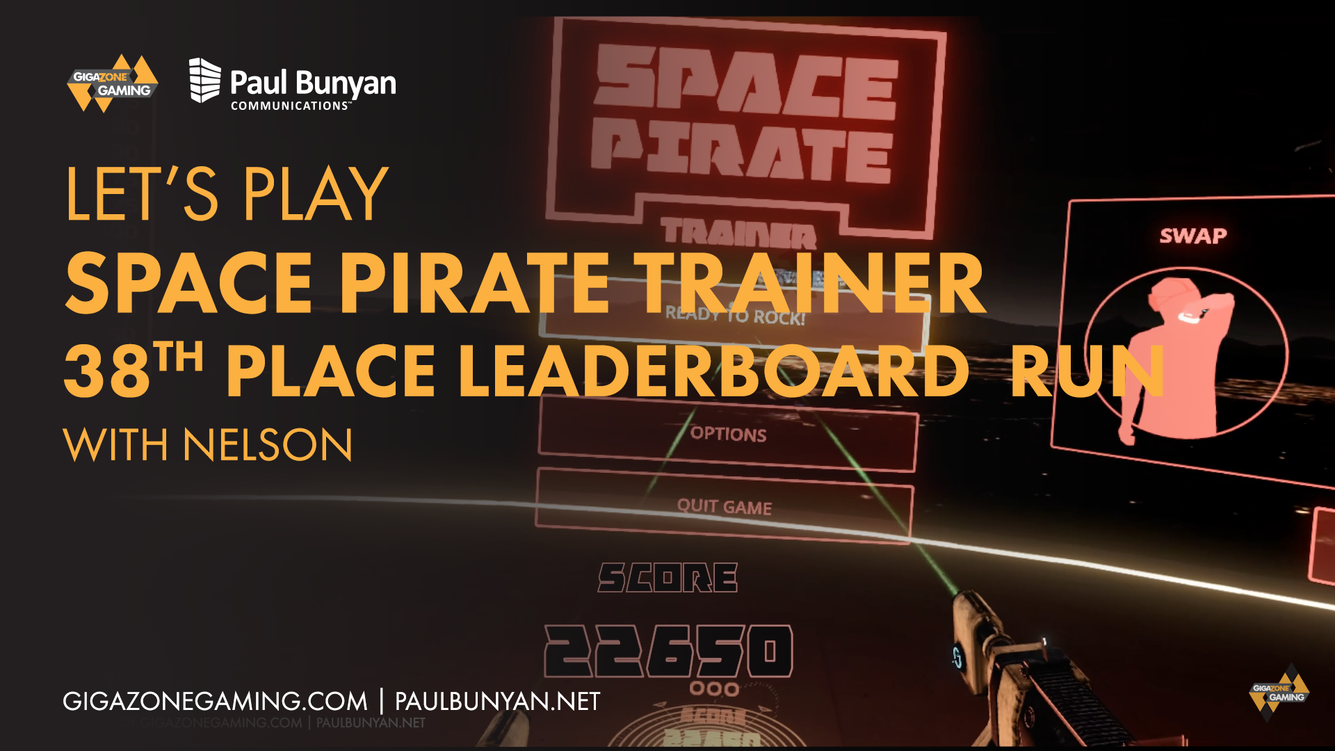 Let's Play Space Pirate Trainer with Nelson » GigaZone Gaming